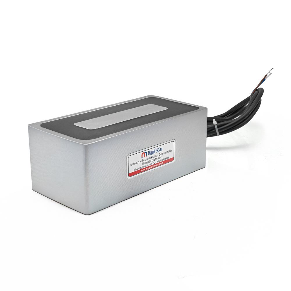 200×100×80 mm – 24V 48W Rectangular Electromagnet (2×M8) (450KG)