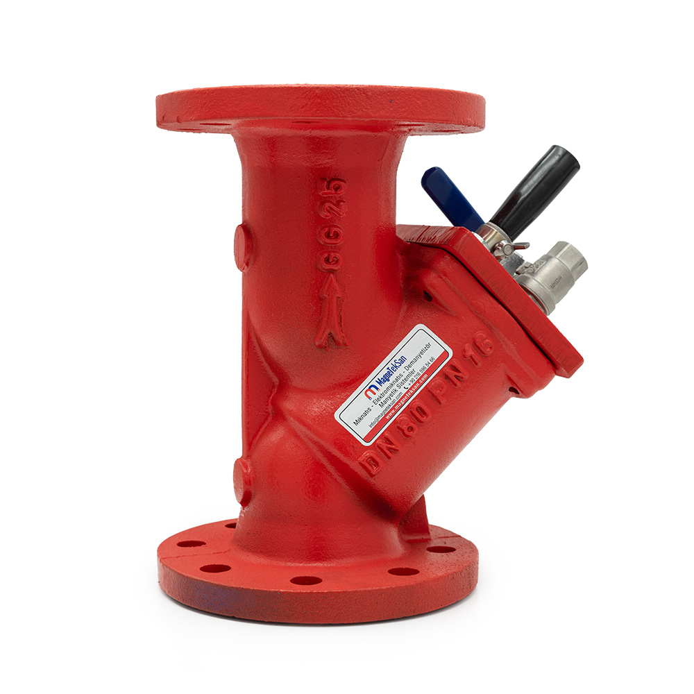 DN80 Strainer Magnetic Filter - Cast Body - 150°C Resistant - Neodymium ...